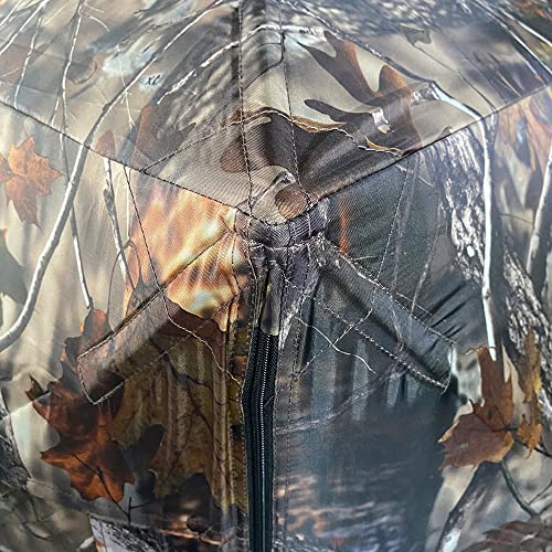 THUNDERBAY SPUR Collector 2 Person Hunting Blind, Pop-up Ground Blind with Silent Sliding Window