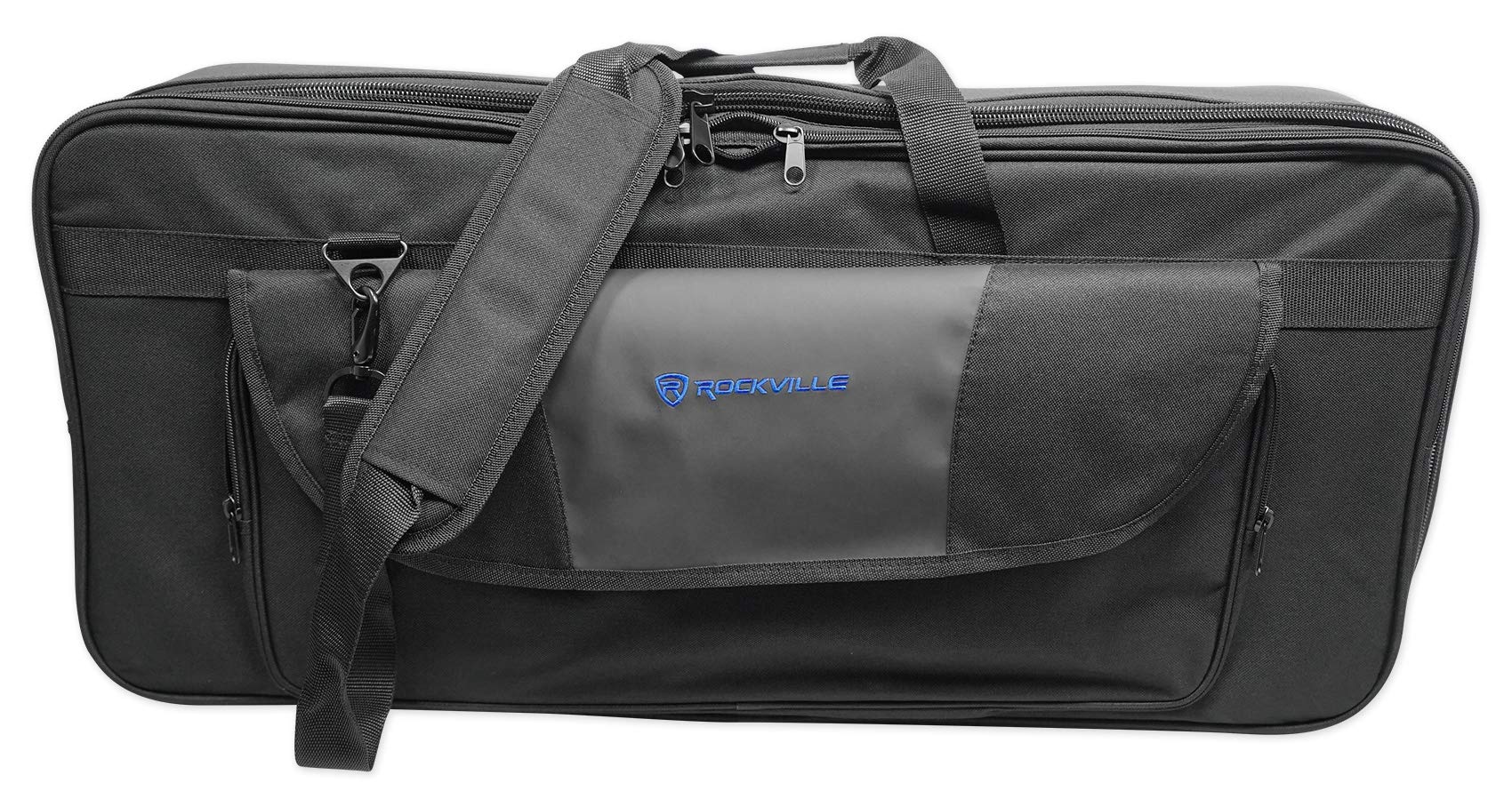 Rockville RDJB20 DJ Controller Bag Fits Mixdeck & Quad N4 NS6 DDJ-SX MC7000+More, Black