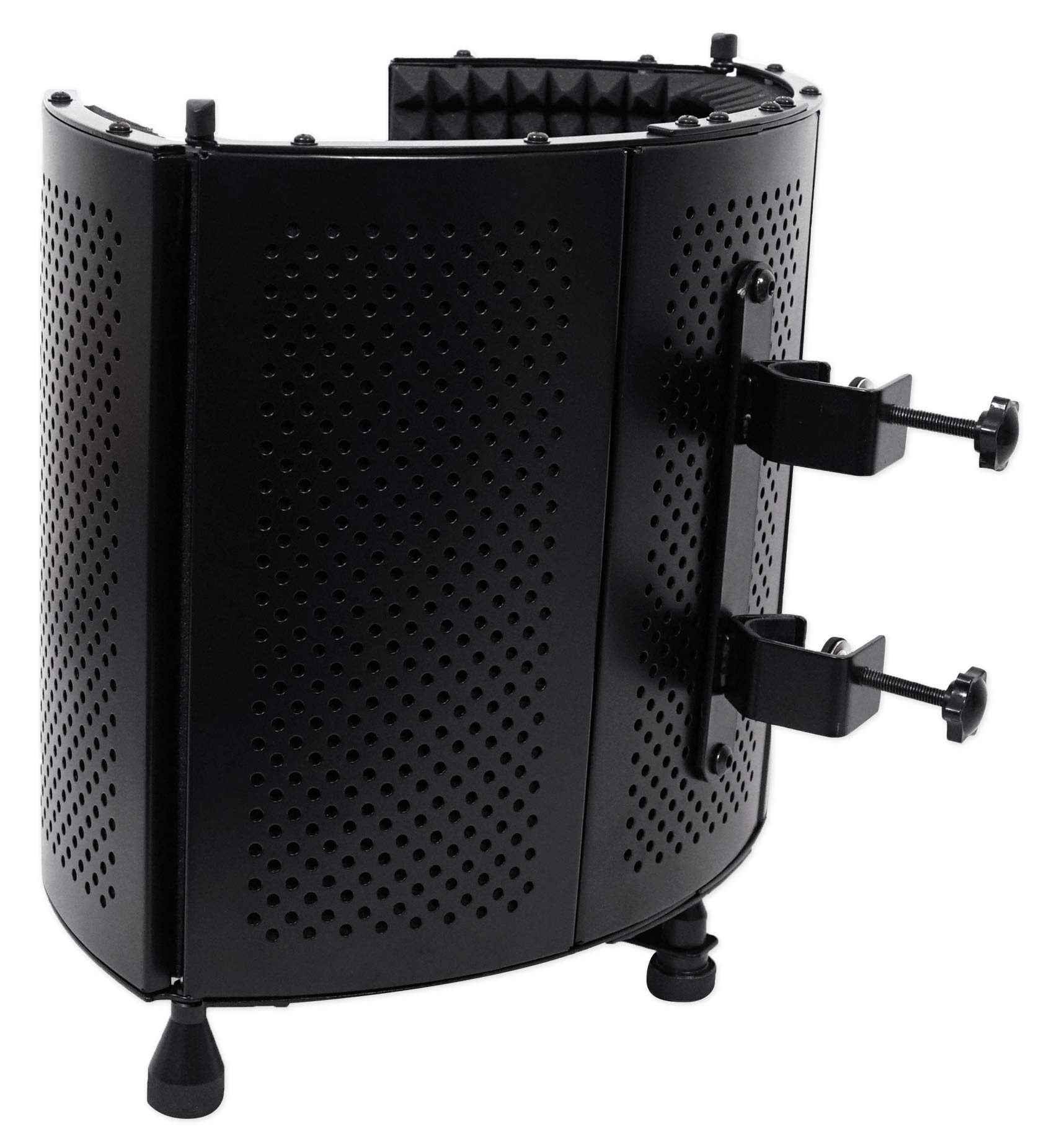 Rockville Recording Studio Microphone Isolation Shield + Heavy Duty Tripod Stand