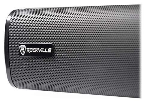 Rockville ROCKBAR 40" 400W Soundbar W/Wireless Subwoofer/Bluetooth/HDMI/Optical, Black