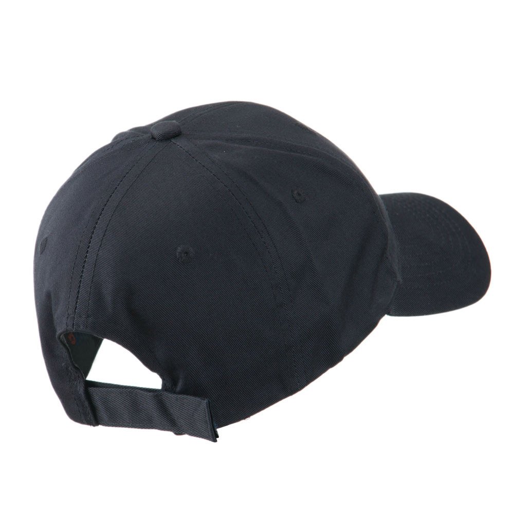 e4Hats.com Whale Tail Outline Embroidered Cap - Navy OSFM