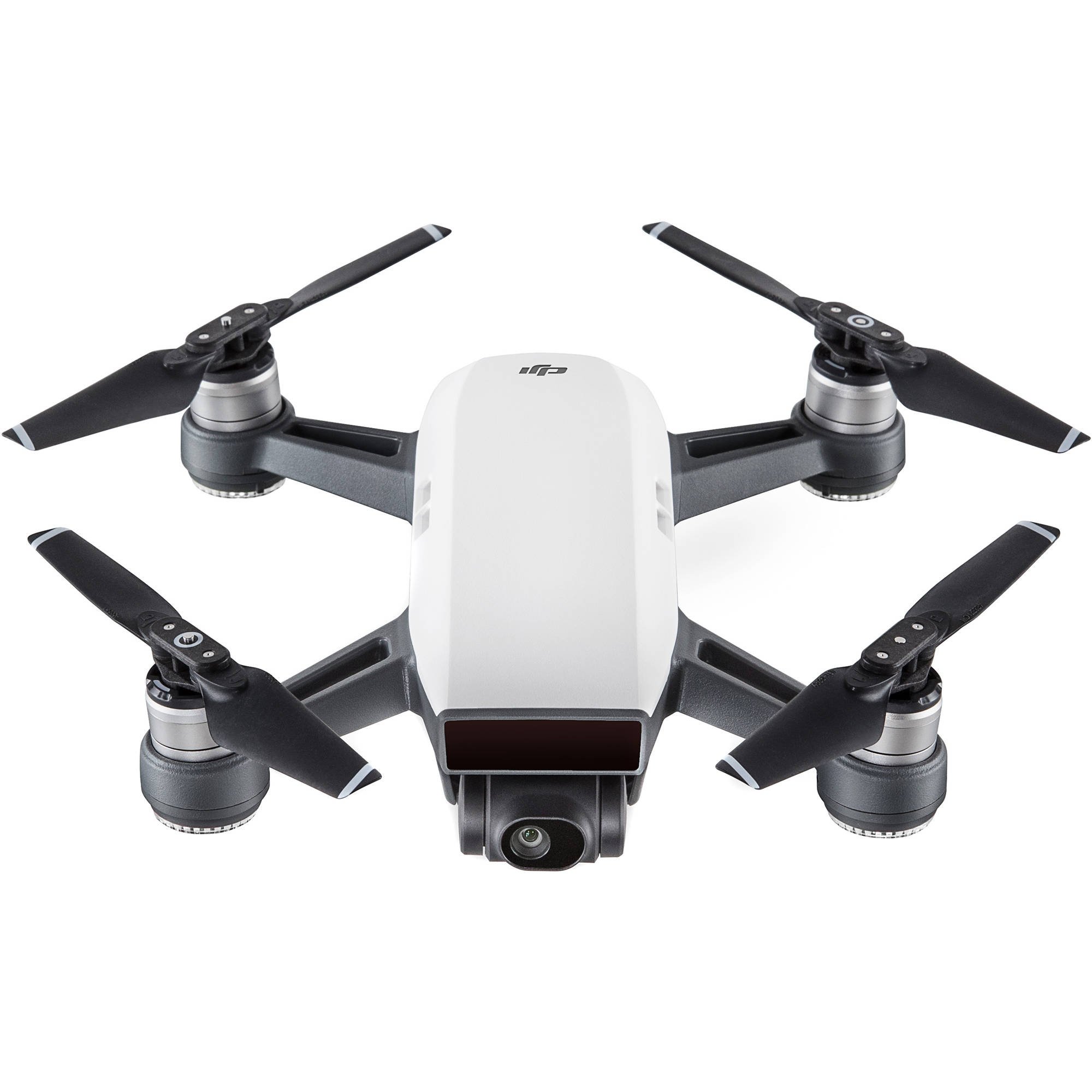 DJI Spark Drone Quadcopter (Alpine White) with Remote Controller, Battery, Sandisk Ultra 32GB Memory Card, Card Reader, Prop Guards Bundle Starter Kit