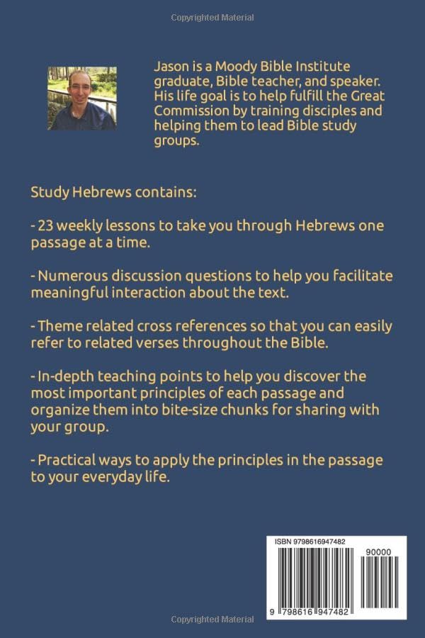 Study Hebrews: A Practical 23 Week Bible Study for Leaders and Groups (Study and Obey)
