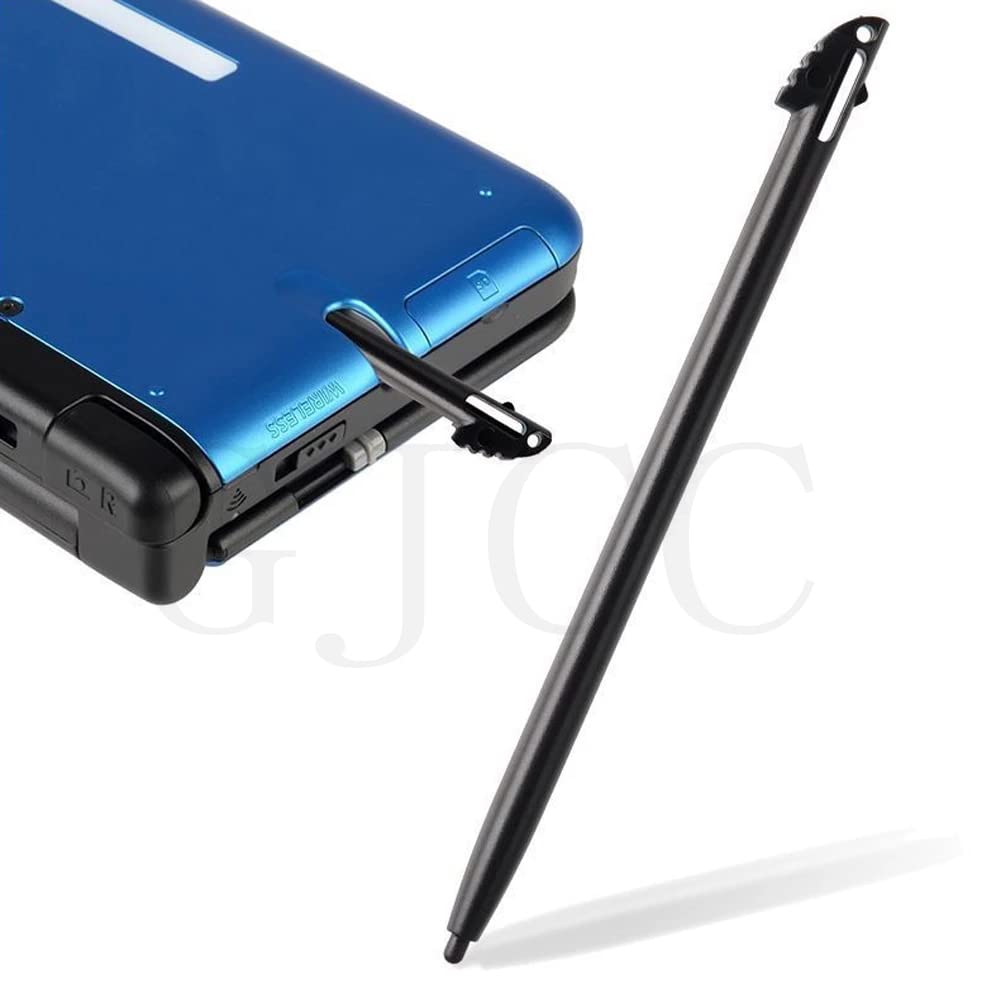 GJCC 5Pcs 3dsxl Stylus Pens Game Accessory for New 3DS XL 2015 High Accuracy Sensitive Plastic Slot Pen Set Replacement Touch Screen ( Black ) for Nintendo Compatible Nin-tendo playstable Computer