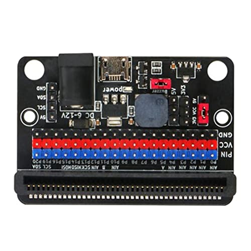 MAKIVI 1Pcs Expansion Board for Microbit GPIO Expansion Python IO:Bit 5V with on Board Passive Buzzer