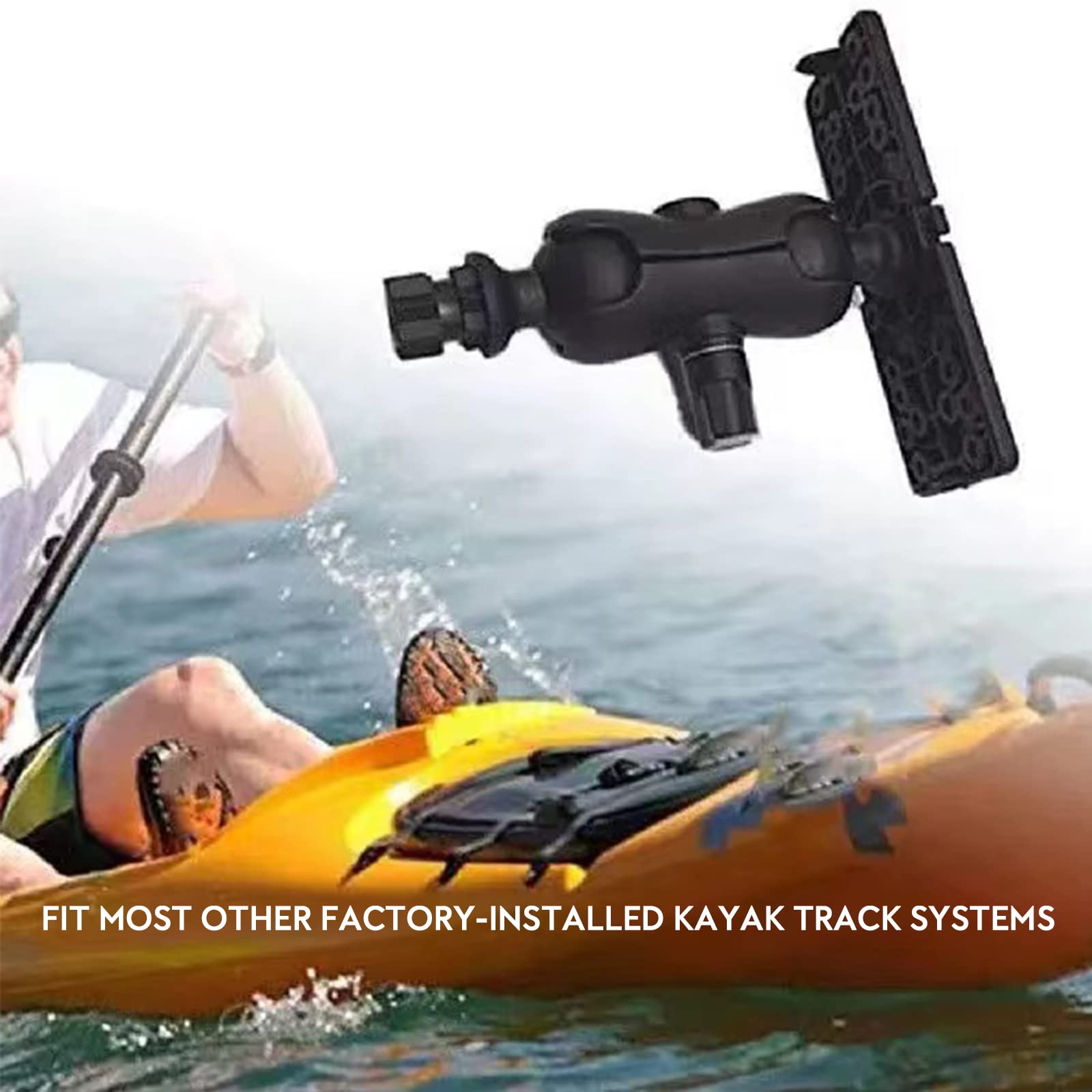 Fish Finder Mount for Kayak - Medium Arm Marine Electronic Mount Compatible with Garmin,Humminbird and More Devices