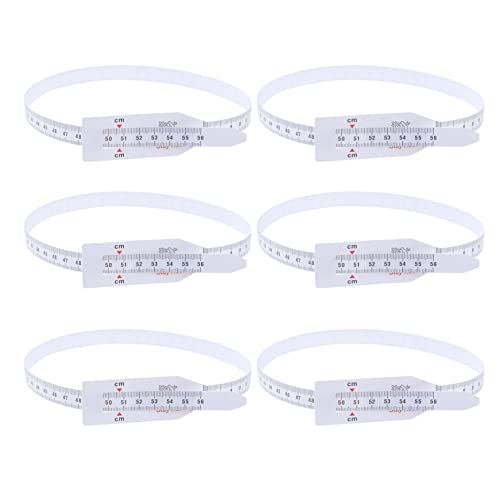 Infant Head Circumference Tape Ruler: 6pcs Newborn Head Measuring Ruler Cm Measure Ruler Baby Toddler Head Body Arm Measurement Tool