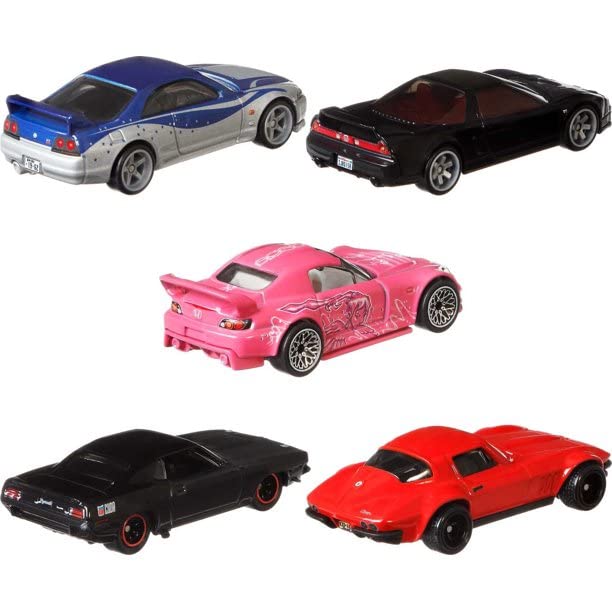 Hot Wheels Premium Fast & Furious Collection 1:64 Scale Die Cast Vehicles Complete Set