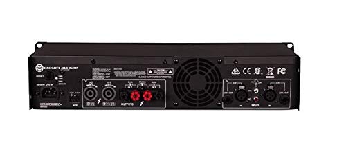 Crown Two-Channel, 525W @ 4Ω Power Amplifier, Black with Gold, 525-Watts (XLS1502)