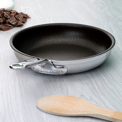 Hestan - ProBond Collection - TITUM 100% Triple Bonded Nonstick Stainless Steel Frying Pan, Induction Cooktop Compatible, Made without PFOAs (8.5-Inch)