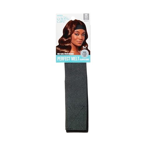 KISS Colors & Care Perfect Melt Elastic Band 1-â
â - Soft & Stretchy, Perfect Pressure, Lightweight, Comfortable, Non-Slip Ideal For Melting Lace Frontals, and Laying Edges, Suitable For All Hair Types