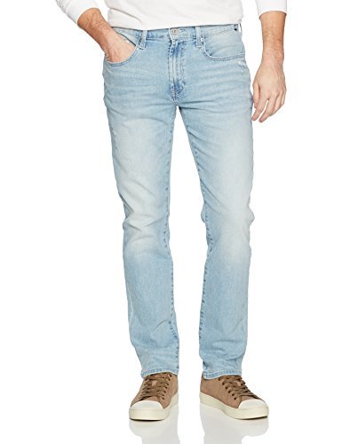 Nautica Men's 5 Pocket Athletic Fit Straight Leg Stretch Jean Pant, Sea Frost Wash, 36W 32L