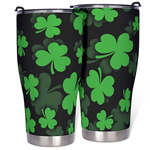 Legendnatoo St.Patrick's Day Tumbler Stainless Steel Vacuum Insulated Easy to Clean Travel Coffee Mug for Adult & Teens & Kid Multicolor 900ml(30oz)