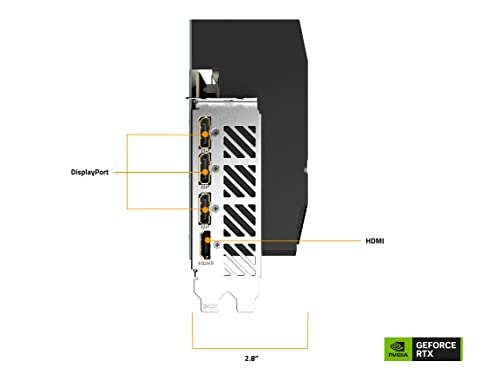 GIGABYTE AORUS GeForce RTX 4070 Ti Elite 12G Graphics Card, 3X WINDFORCE Fans, 12GB 192-bit GDDR6X, GV-N407TAORUS E-12GD Video Card