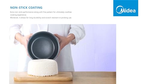 Midea Multifunction 6 Preprogrammed Intelligent Touch Non-Stick 5L Rice Cooker 10 cup 860W MB-FS5020W1