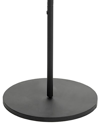 Displays2go Purse and Handbag Rack, Floor Standing Model with Sign, 57" Tall (Black Wrought Iron)