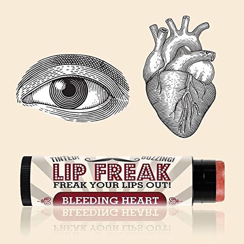 Doctor Lip Bang's BUZZING Lip Balm | Lip Freak| 100% All Natural | Cruelty Free | Tinted | Bleeding Heart