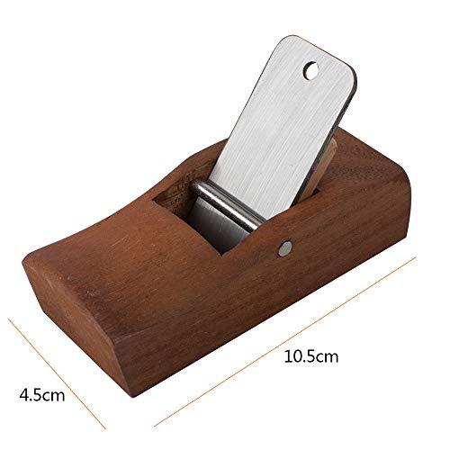 Mini Wooden Hand Planer Japanese Hand Plane Blade Router Tools for Carpenter Sharpening Woodworking Handle Tool Set-114.53 cm/ 4.31.81.2 inch