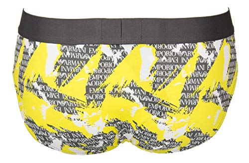 Emporio Armani mens All Over Camou Briefs, Anthracite Camo, Medium US
