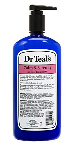 Dr Teal's Body Wash 4-Pack (96 Fl Oz Toal) Rose & Milk