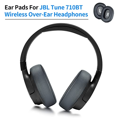 Protein Leather Replacement Ear Pads for JBL Everest 710 BT Headphones Earpads, Headset Ear Cushion Repair Parts (for JBL Everest Everest 710 BT)