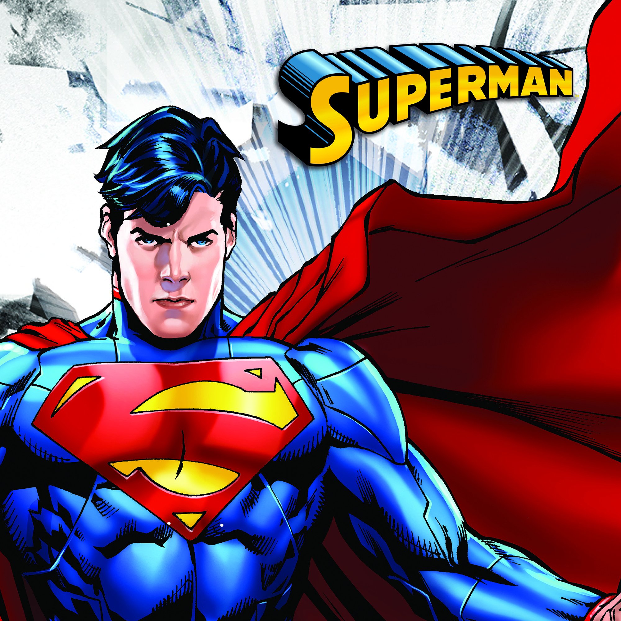 DC Comics Officially Licensed Jewelry for Women, Sterling Silver Superman Logo Stud Earrings
