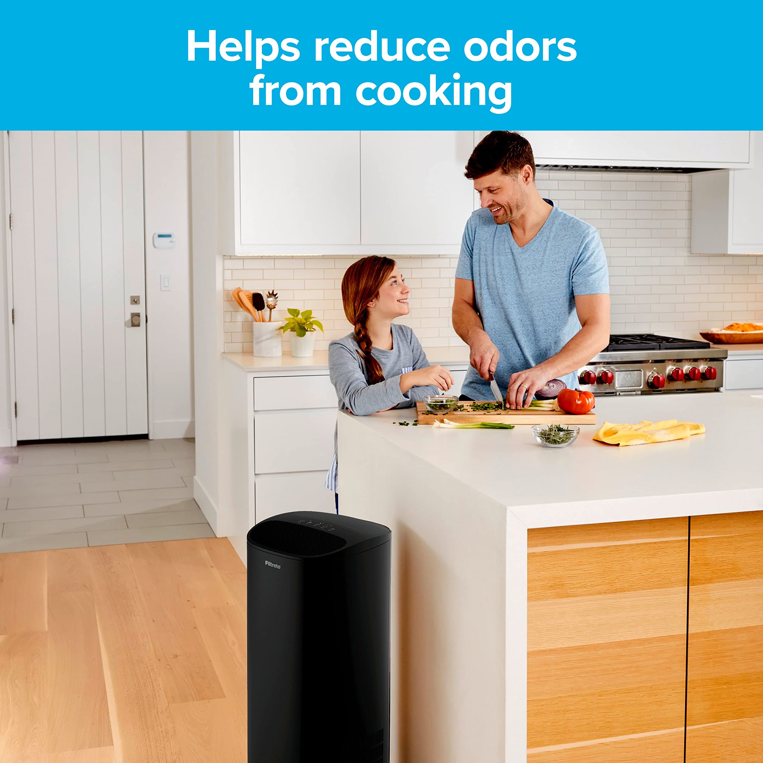 Filtrete Odor Defense Carbon Prefilter for Air Purifier, 2-Pack, Cut to fit most air purifiers