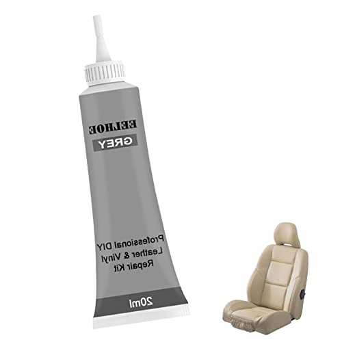 Leather Repair Gel for Car Seats | Leather Color Restorer & Applicator - Complementary Color Repair Paste, PU Leather Repair Paint Gel for Sofa, Jacket, Furniture, Car Seats, 20ml Caneem