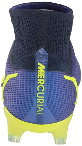 Nike Superfly 8 Elite FG Mens Football Boots CV0958 Soccer Cleats (UK 11 US 12 EU 46, Sapphire Volt Blue Void 574)