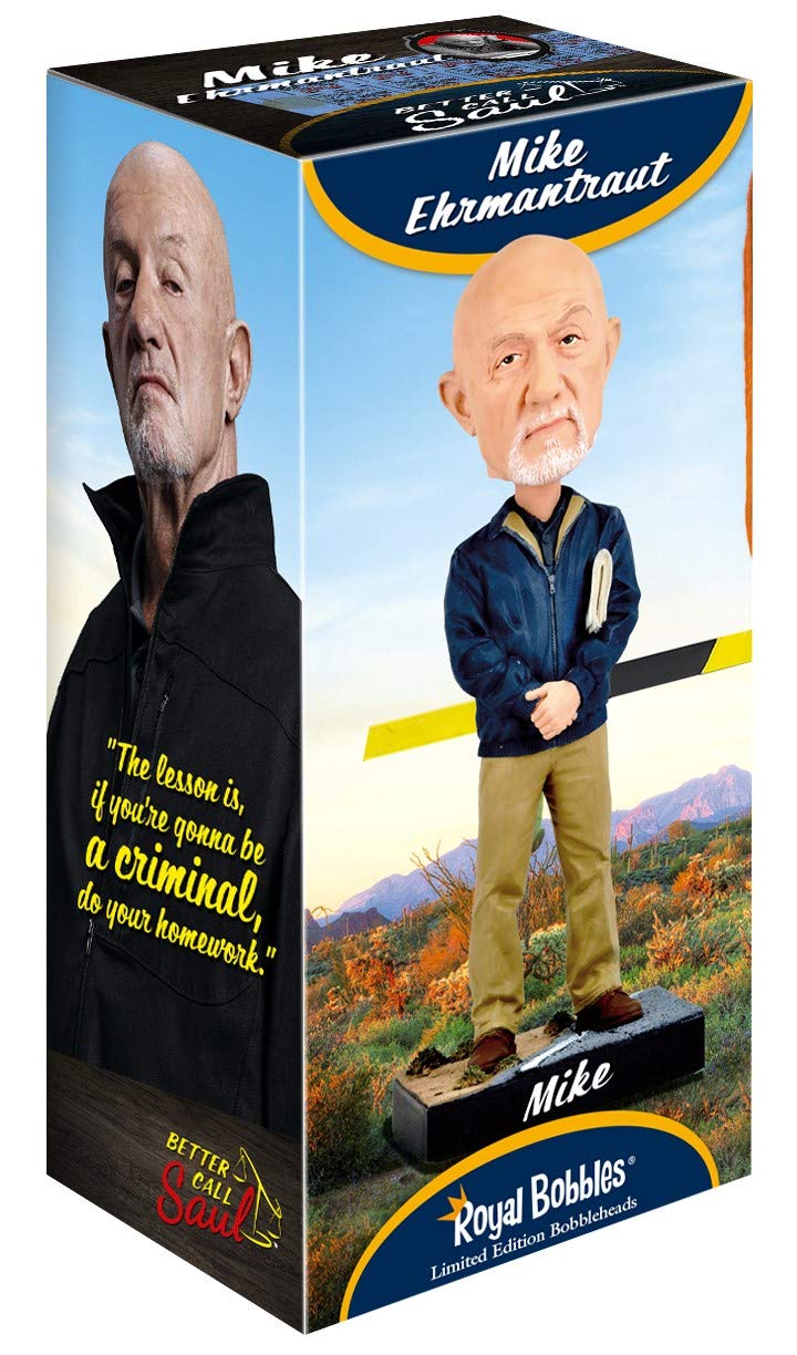 Royal Bobbles Better Call Saul Mike Ehrmantraut Collectible Bobblehead Statue