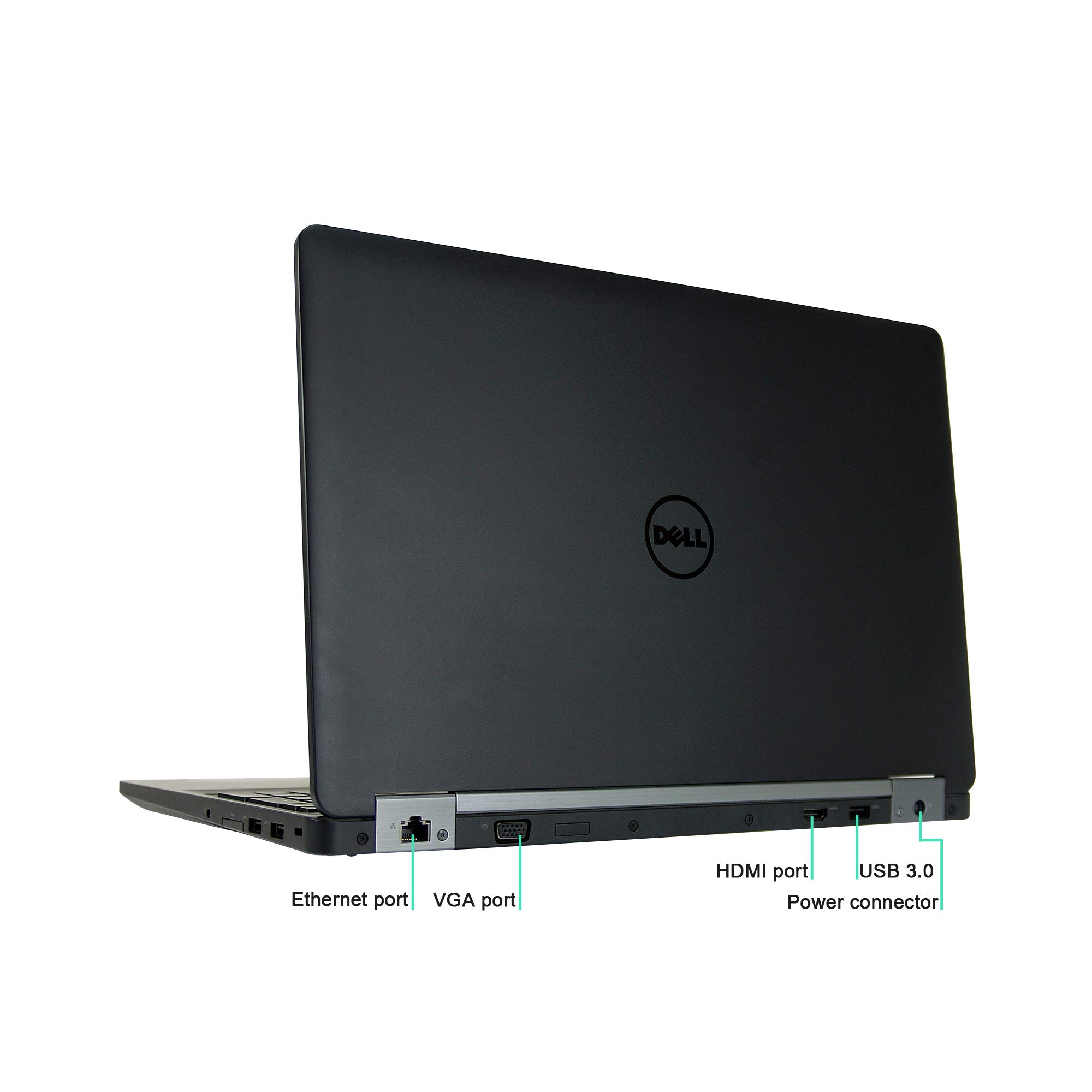 Dell Latitude E5570 15.6 HD, Core i5-6200U 2.3GHz, 8GB RAM, 512GB Solid State Drive, Windows 10 Pro 64Bit, CAM, (Renewed)
