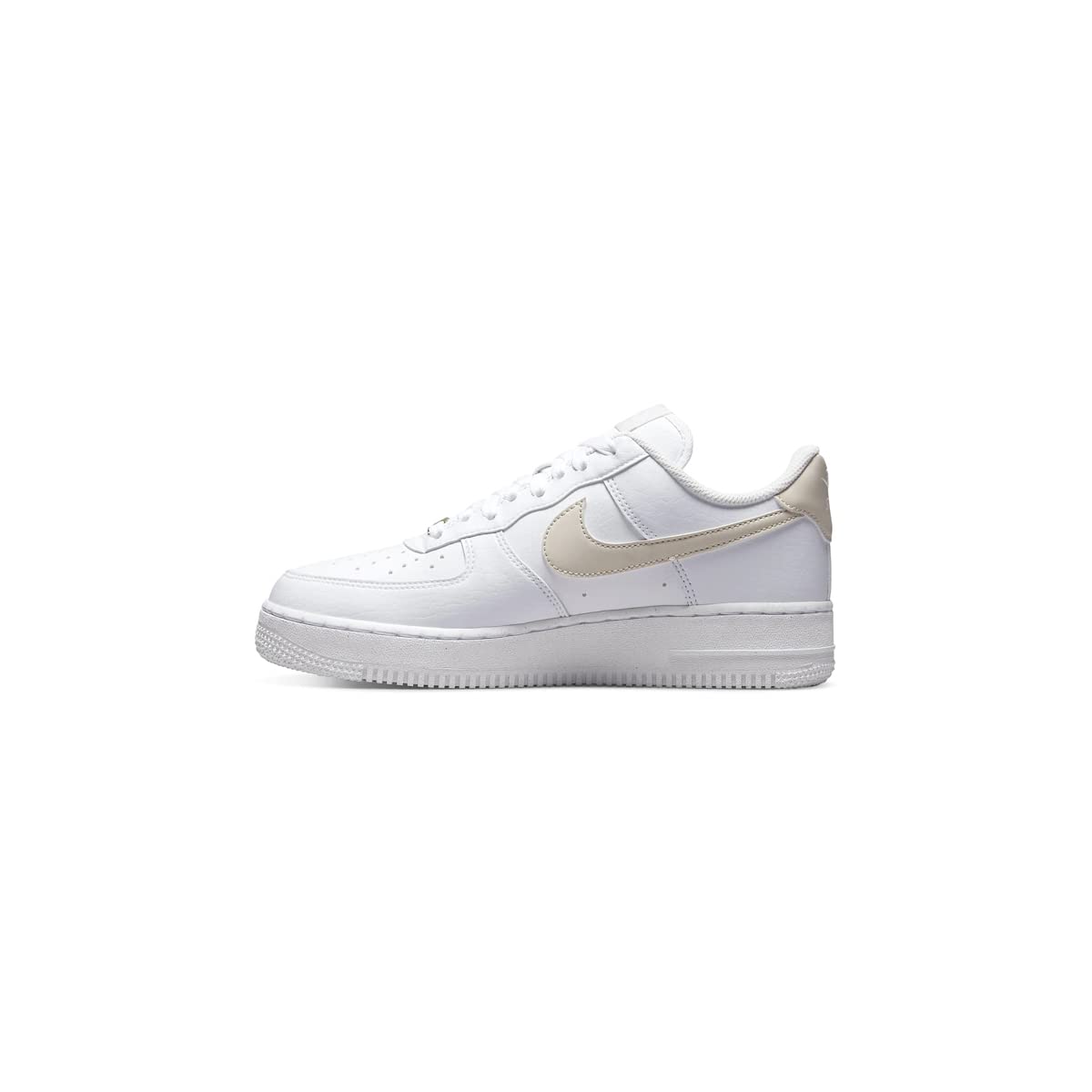 Nike Unisex Air Force 1 07 Next Nature Leather White Light Orewood Brown Trainers 10.5 W / 9 M US