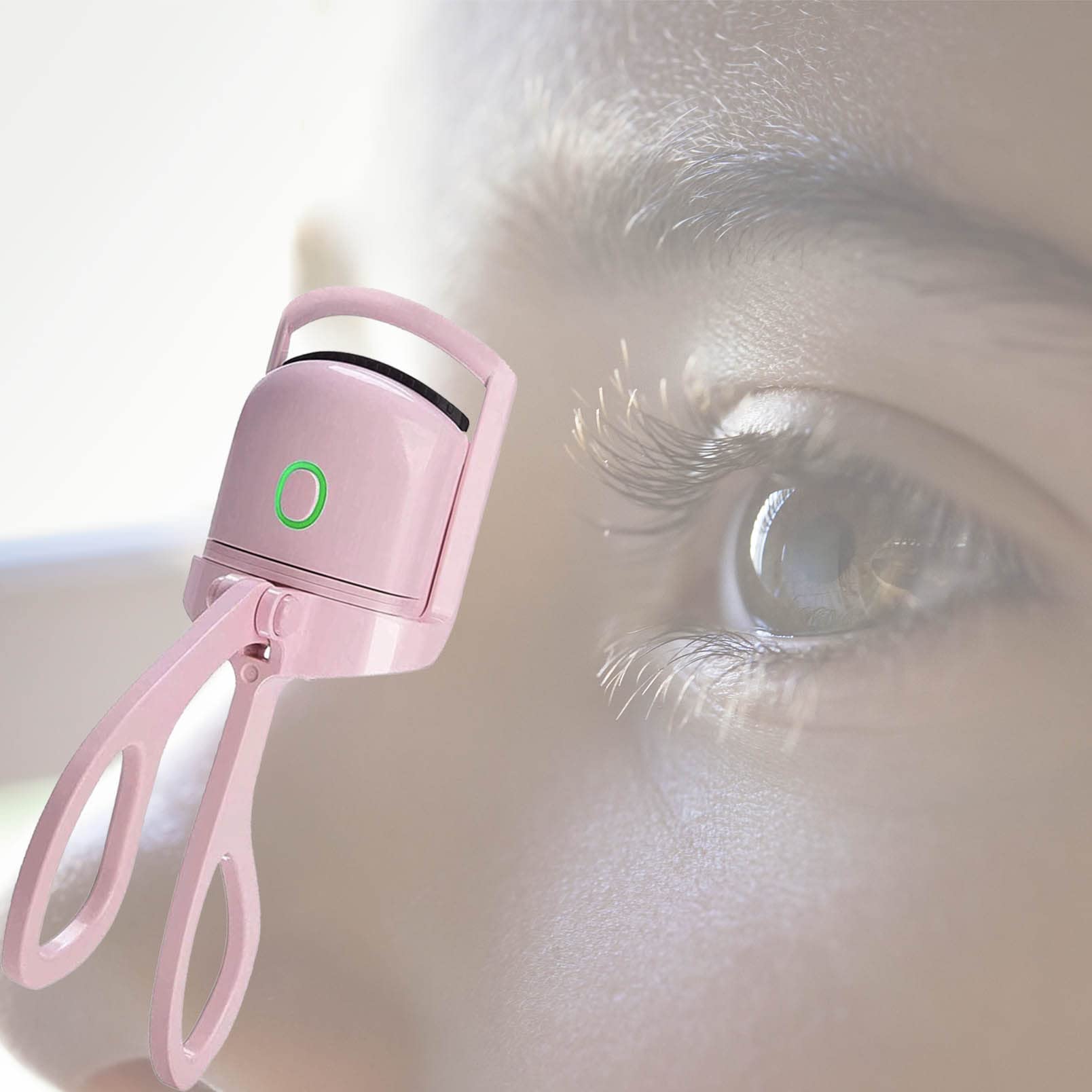 Heated Eyelash Curler, Electric Eyelash Curlers, USB Rechargeable Eye Lash Curler with 2 Temperature Modes Quick Natural Curling Eye Lashes for Long Lasting