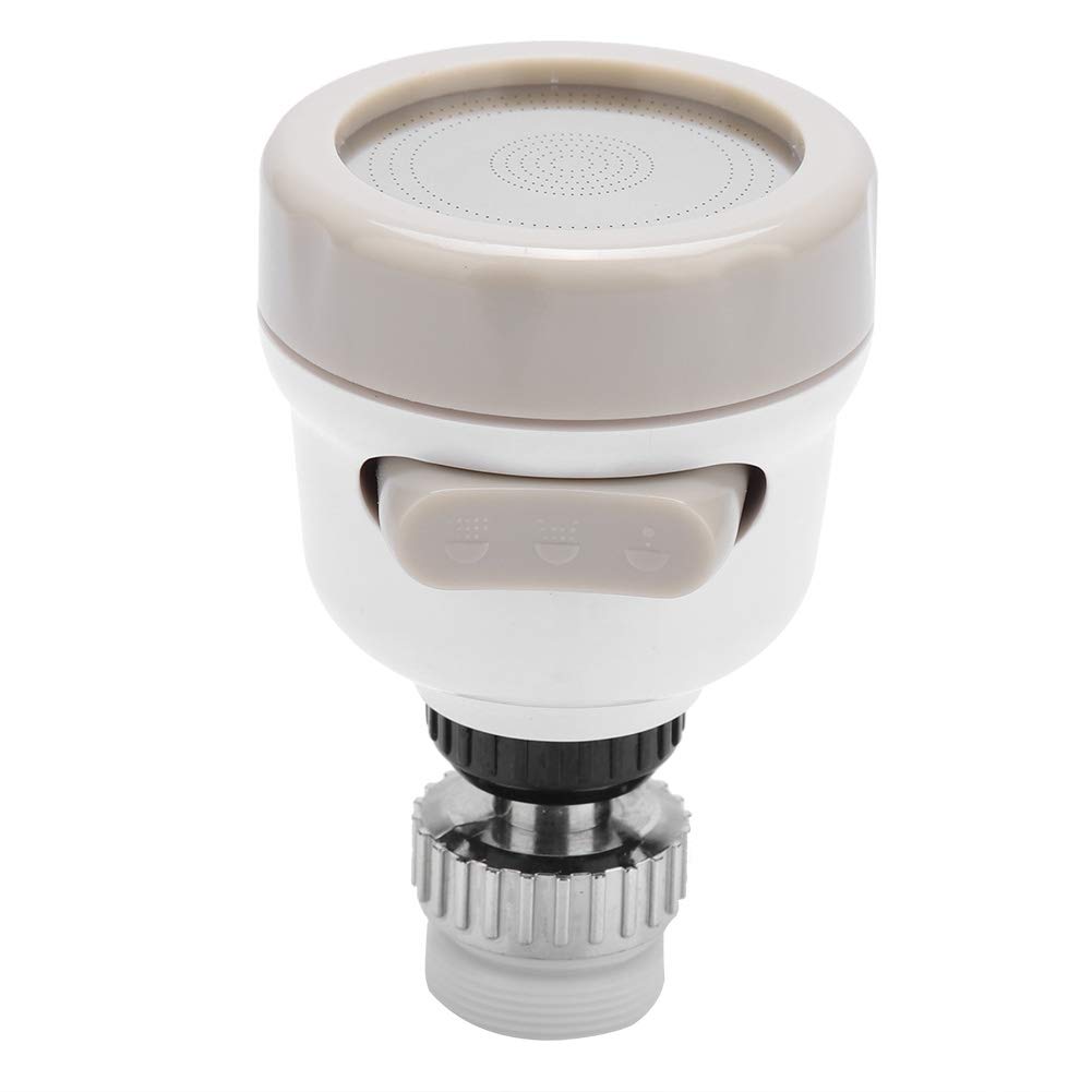 Duokon 360° Rotatable Adjustable Water Filter Tap Home Kitchen Flexible Water Saving Faucet Sprayer (ABS & Silicone & Stainless Steel)