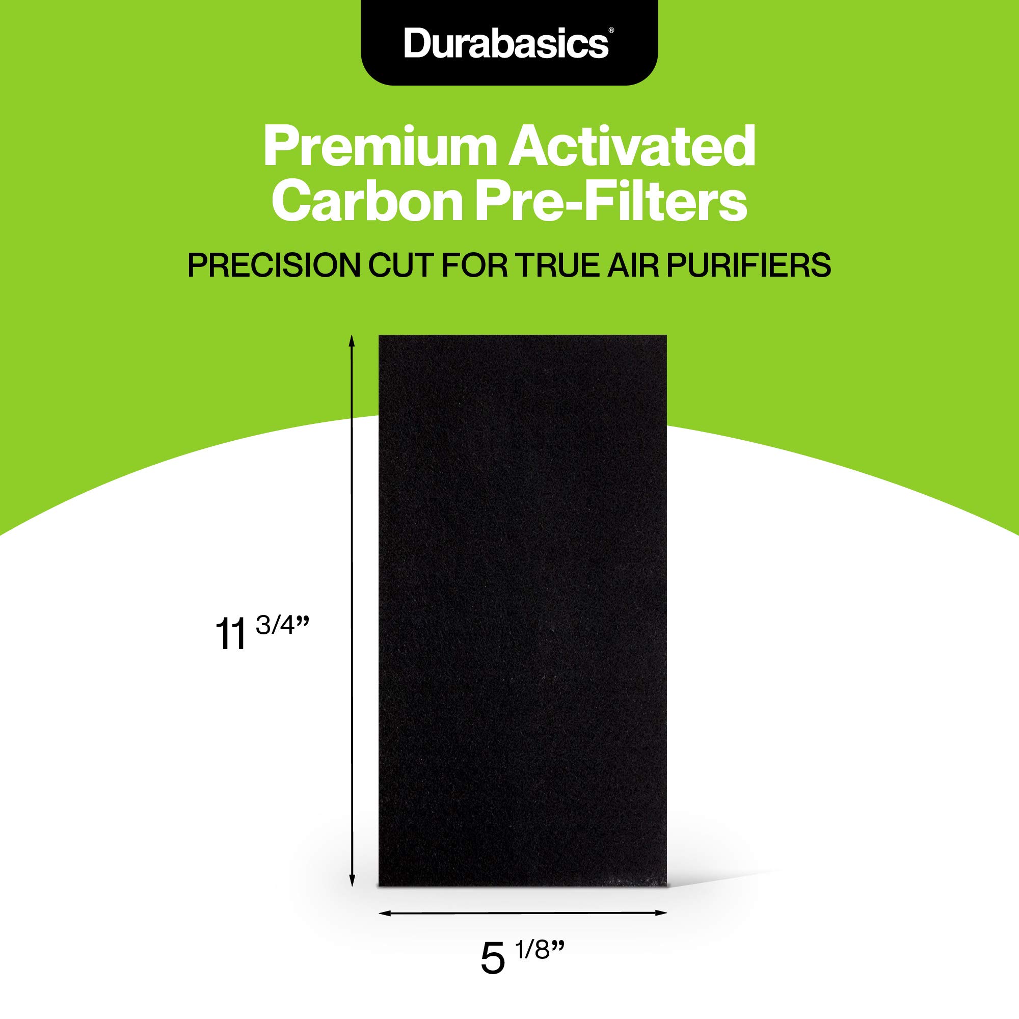 Durabasics 8 Pack Pre-Filters Compatible with Hamilton Beach True Air Filter Replacement for Hamilton Beach True Air Purifier | 8 Hamilton Beach Air Filter Replacements for Hamilton Beach Air Purifier
