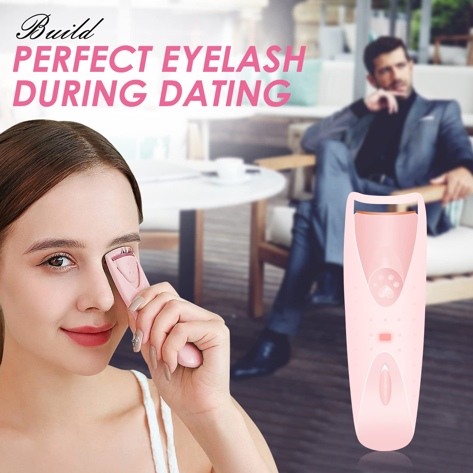 Heated-Eyelash-Curlers USB-Rechargeable-Electric-Eyelash-Curler-with-3-Temperature-Modes Quick-&-Long-Lasting