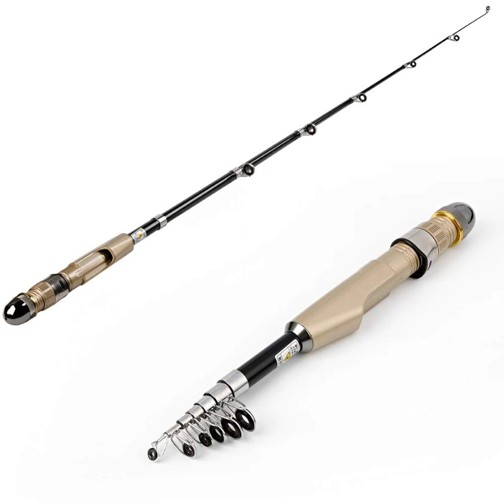 FZZDP Telescoping Ice Fishing Rod Pole Winter Light Ice Fishing Rod Lightweight Material Handle Fishing Rod
