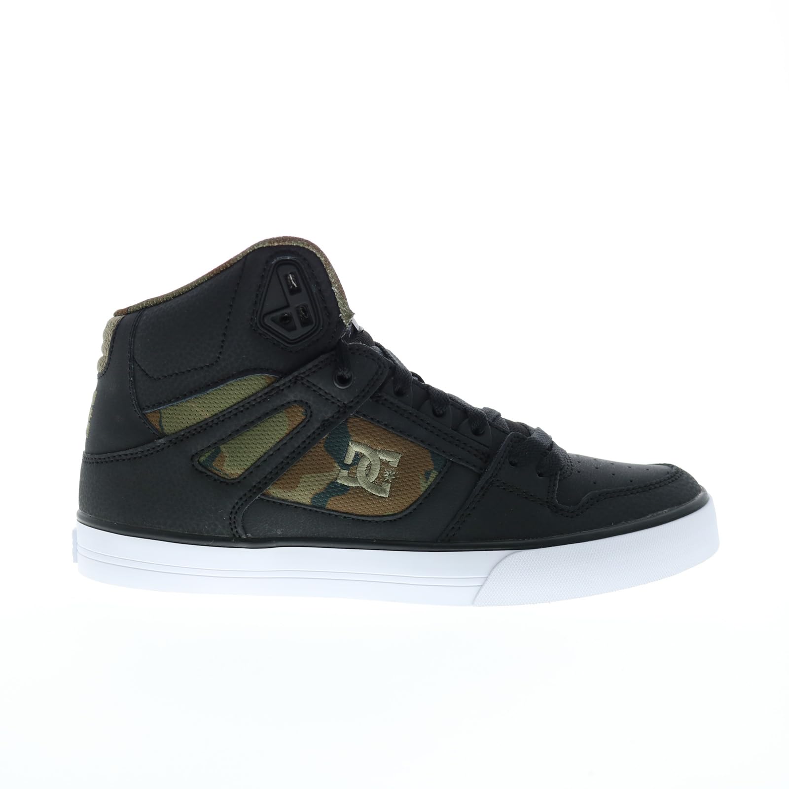 DC mens Dc Men's Pure High Top Wc Skate Shoe, White/Grey, 10.5 US