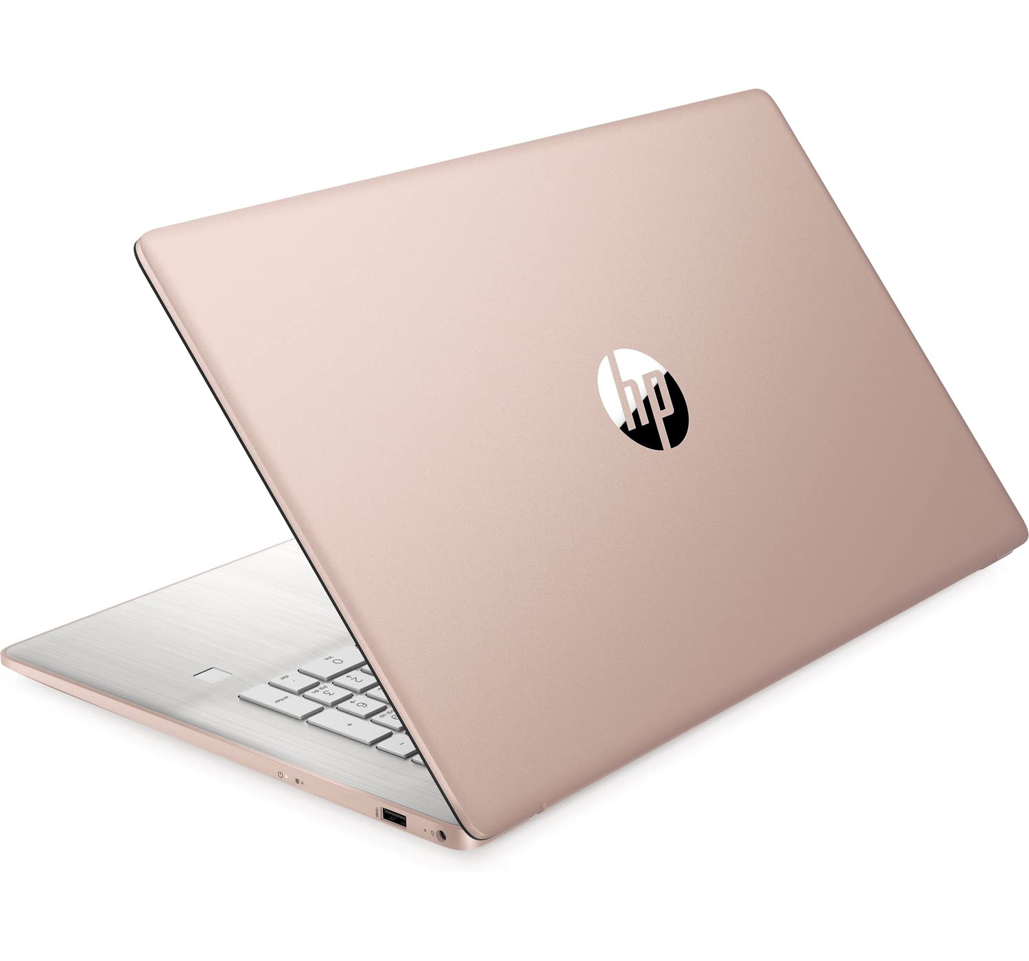 HP Laptop 17-CN0006DS 17.3" Touchscreen, Intel Core i3-1125G4, Intel UHD Graphics, 8GB DDR4 RAM, 256GB SSD Storage, Windows 10 Home, Pale Rose (Renewed)