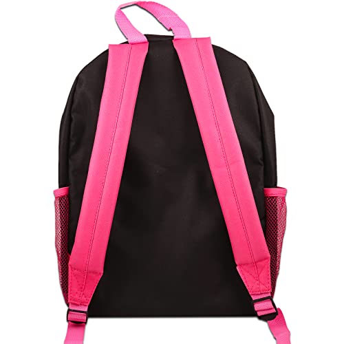 Minnie Mouse Backpack for Girls 4-6 Set - Bundle with 16” Minnie Backpack, Water Bottle, Stickers, More | Disney Minnie Mouse School Backpack for Girls