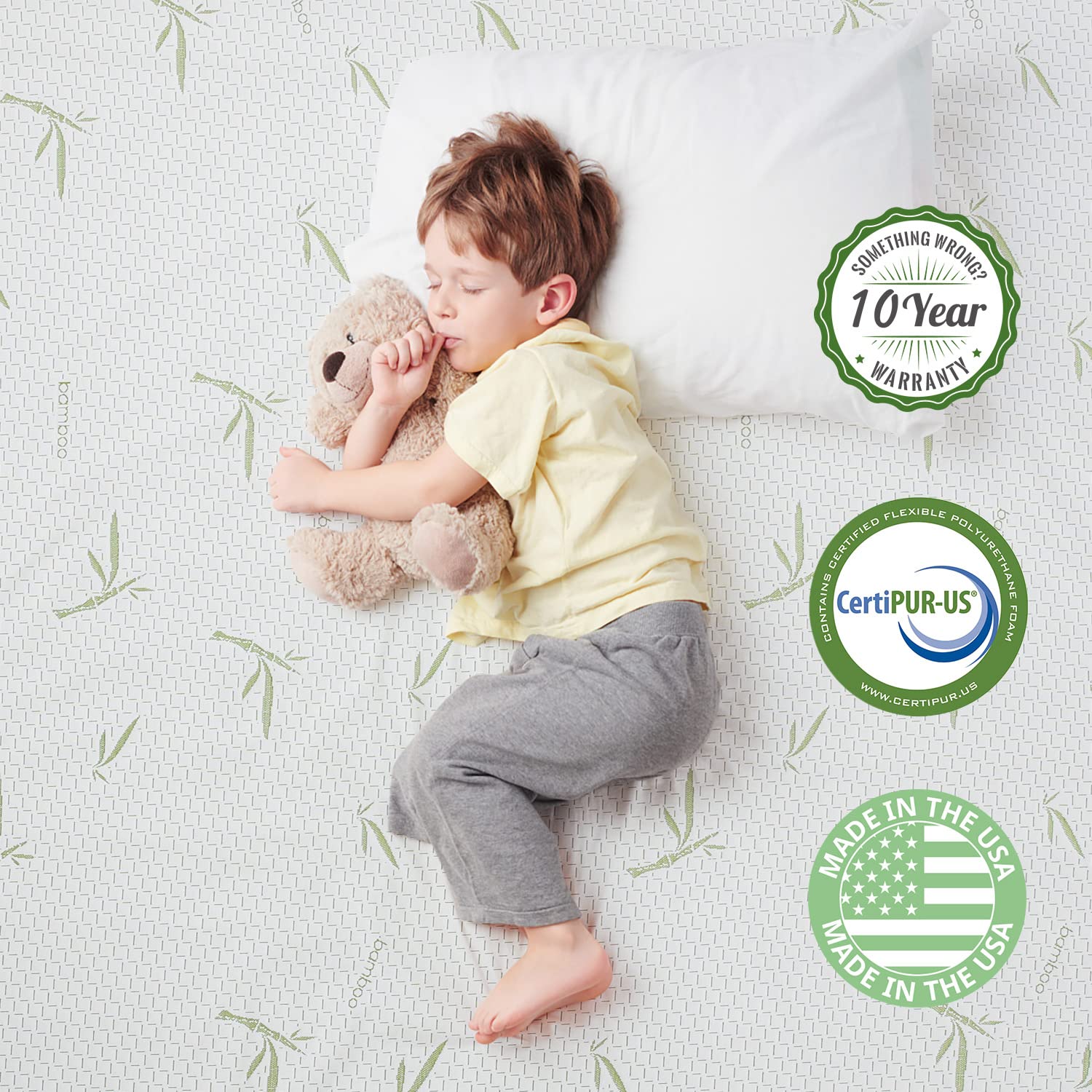 Twin Mattress, 8 inch Gel Memory Foam Mattress for a Cool Sleep & Pressure Relief, Bed in a Box for Kids Bunk Trundle Bed Daybed, Medium Firm Feel with Motion Isolating