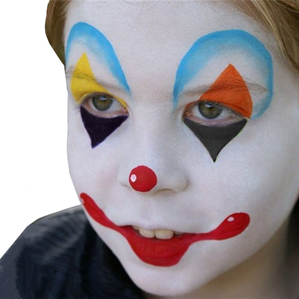 Go Ho Professional Cream White Face Paint Washable(2.37oz),Water Based White Body Paint Makeup,White Makeup for Halloween Cosplay SFX Goth Vampire Zombie Clown Makeup
