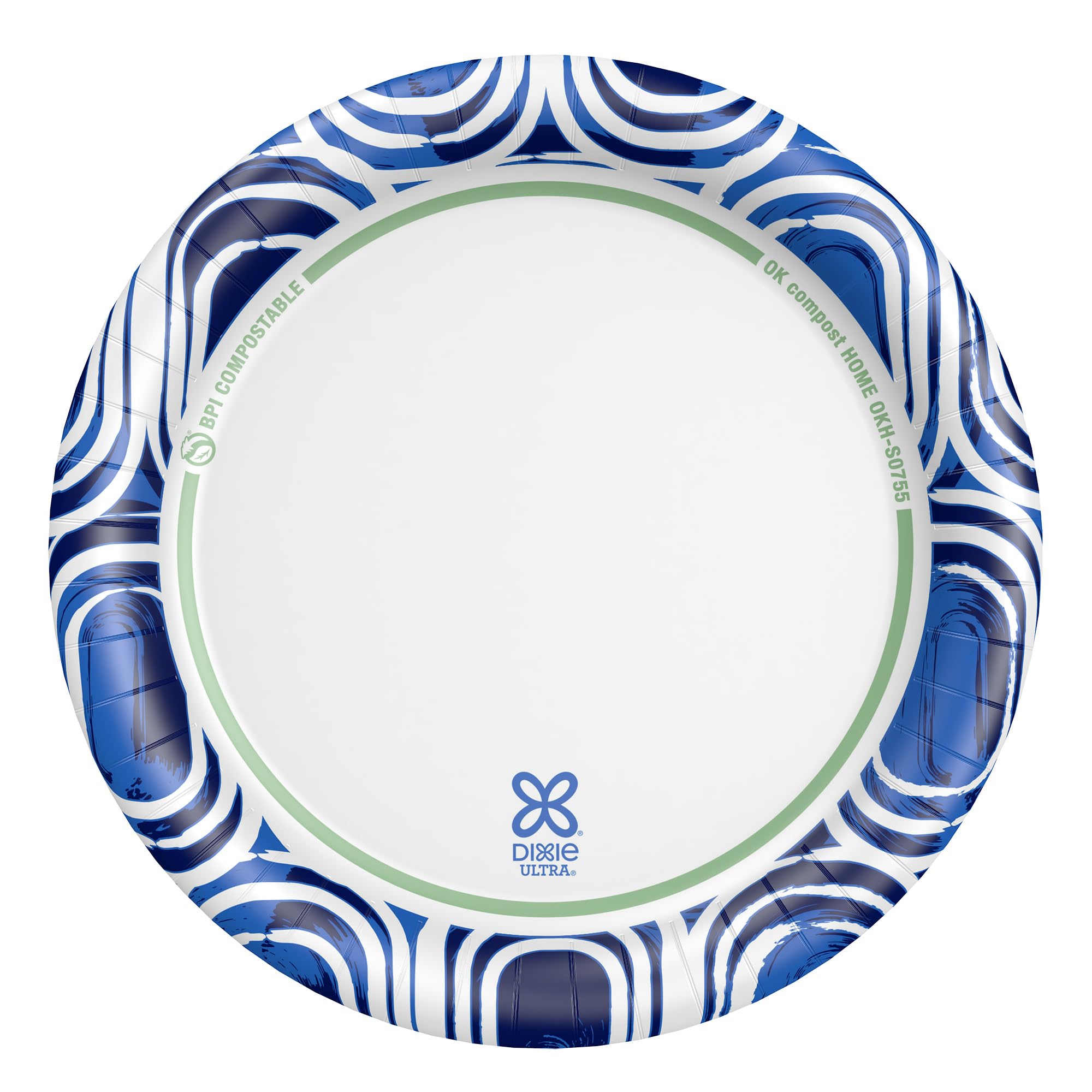 Dixie Ultra, Small Paper Plates, 6 7/8" Inch, 44 Count, 3X Stronger*, Heavy Duty, Microwave-Safe, Soak-Proof, Cut Resistant, Disposable Plates For Heavy, Messy Meals