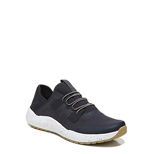 Dr. Scholl's Mens Hide Out Sneaker Navy Fabric 8 M