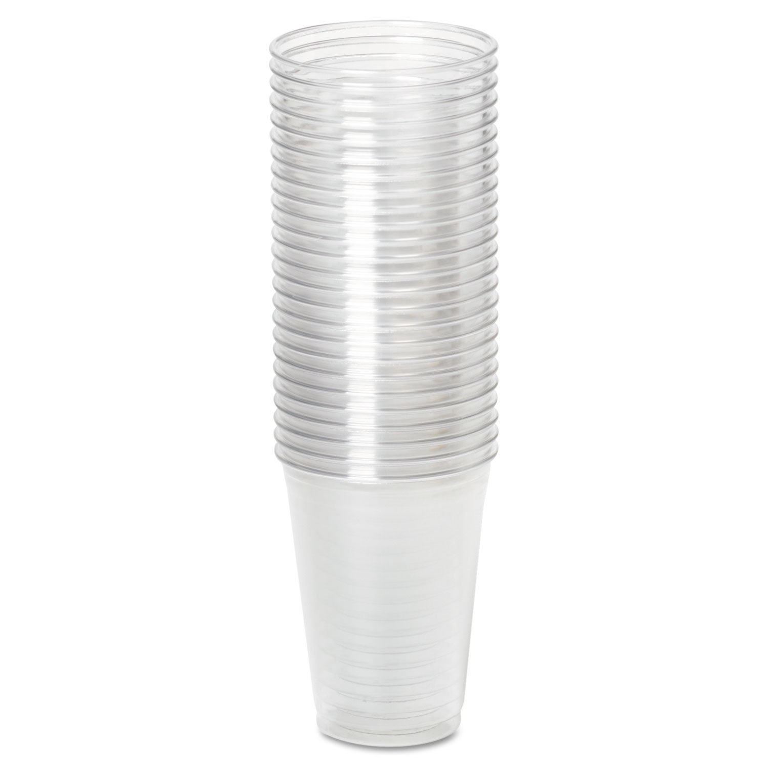 Dixie CP10DX Clear Plastic PETE Cups, Cold, 10oz, WiseSize, 25/Pack, 20 Packs/Carton