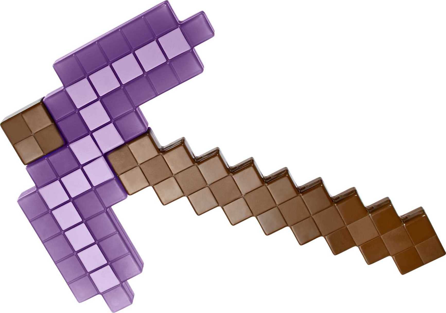 Minecraft Role-Play Accessory Collection, Child-Sized Sword or Pickaxe, Collectible Gift for Video Game Fans Age 6 Years & Older
