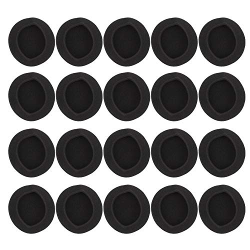Mobestech Foam Earbud Earpad 40pcs Fit Memory Standard Pads Headphone Most Replacement Elastic Earphones Headphones Sponge Size Earpads Ear for Earpad Earphone Cm Foam Replacements Eartips