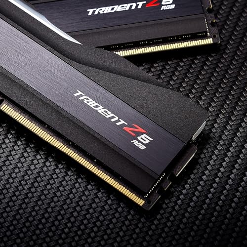 G.SKILL Trident Z5 RGB Series (Intel XMP 3.0) DDR5 RAM 32GB (2x16GB) 7200MT/s CL34-45-45-115 1.40V Desktop Computer Memory UDIMM (F5-7200J3445G16GX2-TZ5RK)