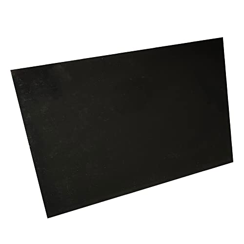 DIY Blank Guitar Bass Pickguard Material Sheet Scratch Plate Backplate for Electric Guitar Bass Pickguard Custom 11.6 x 17 Inch 3Ply Black