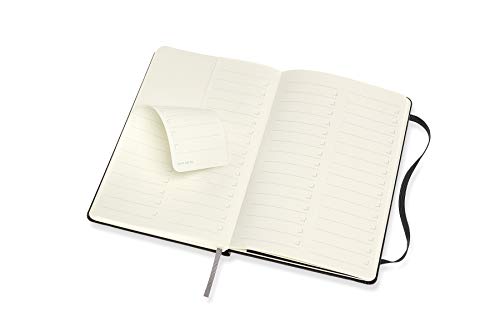 Moleskine PRO Notebook, Hard Cover, Large (5" x 8.25") Professional Project Planning, Black, 240 Pages